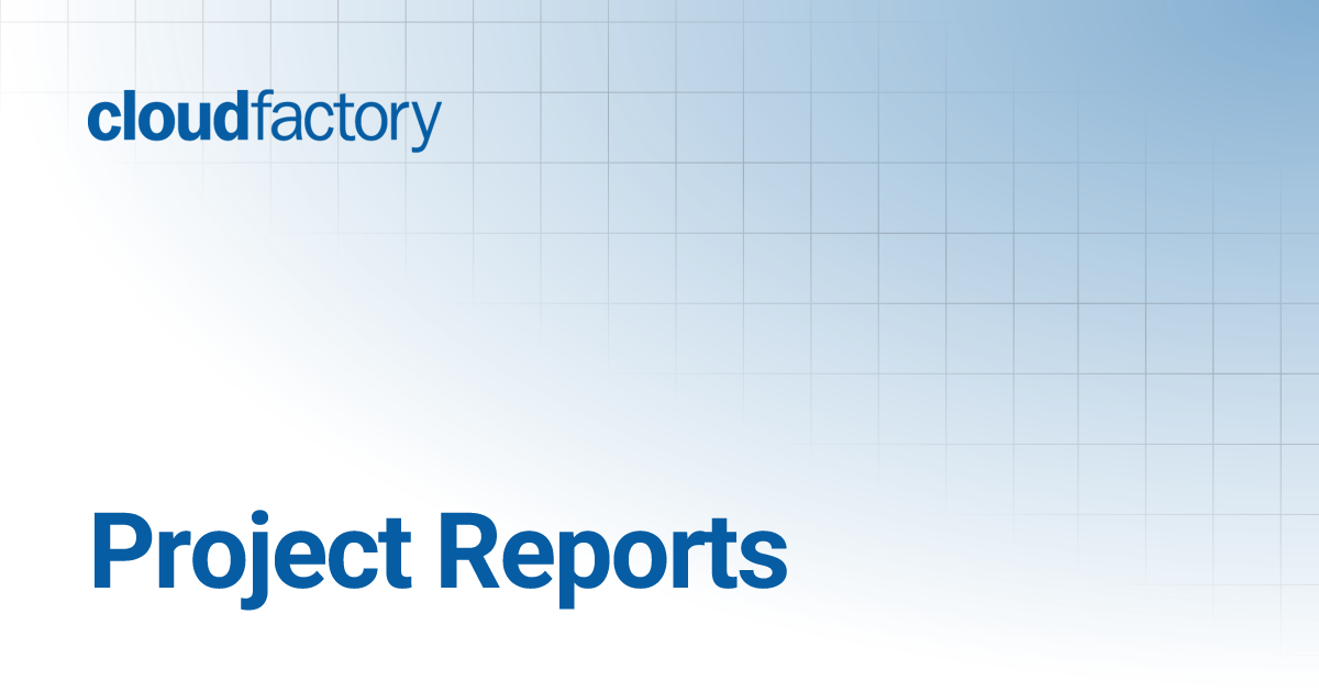 Project Reports | AI Data Platform Docs