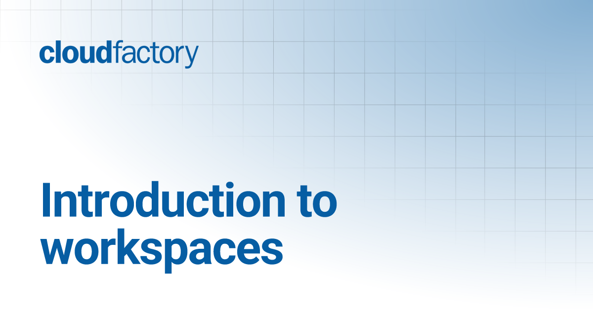 Introduction to workspaces | AI Data Platform Docs