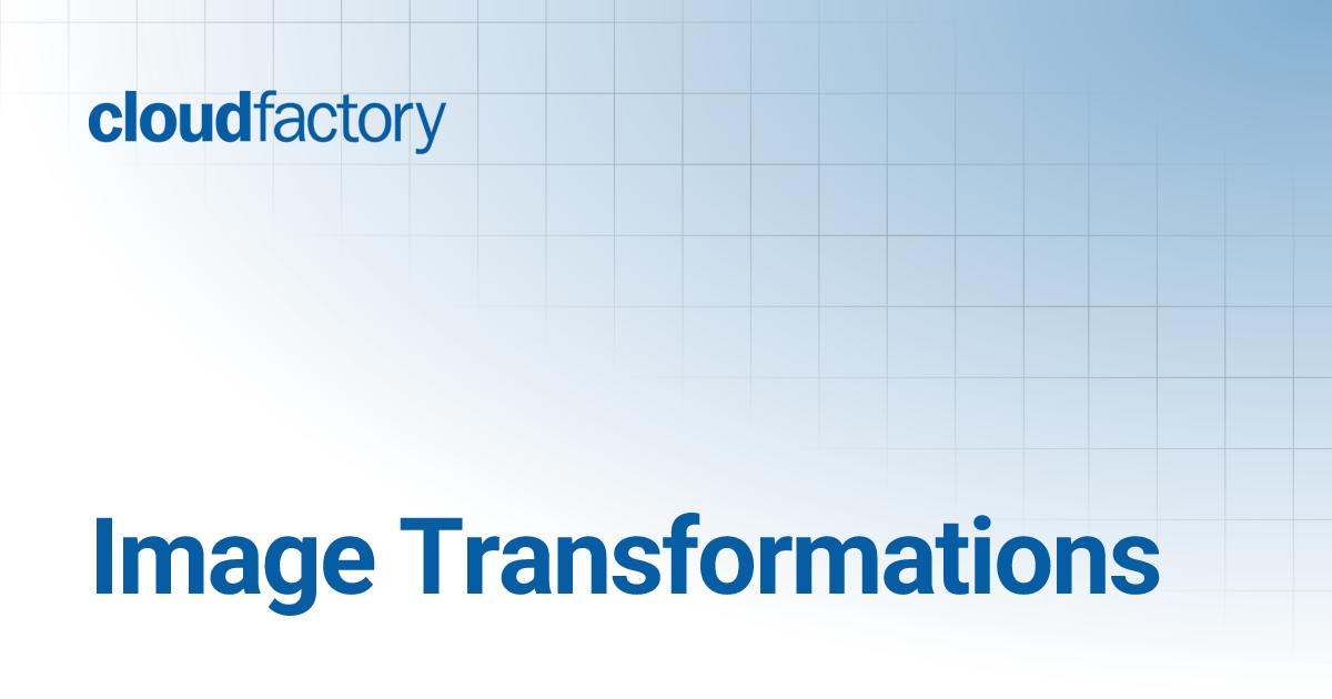 Image Transformations | AI Data Platform Docs
