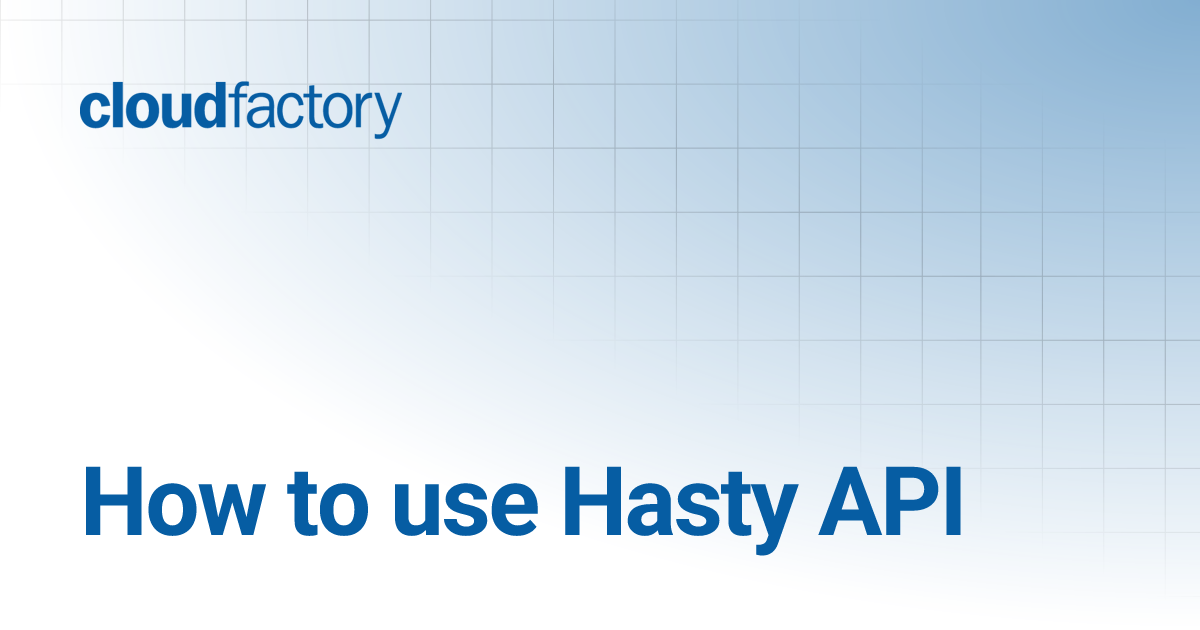 How to use Hasty API | AI Data Platform Docs